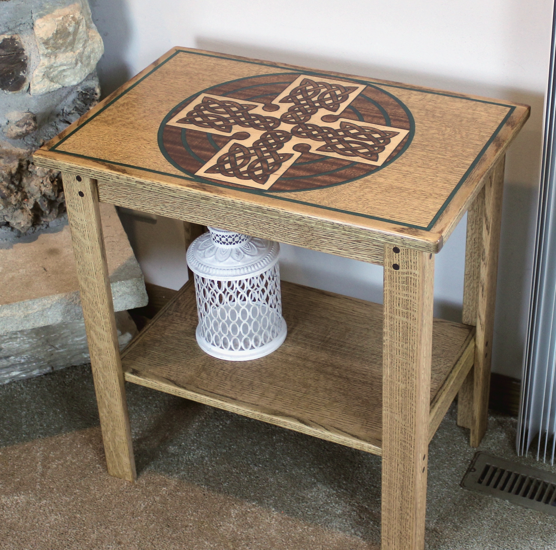 Celtic Cross End Tables – Custom Orders – Villand Wood Shop